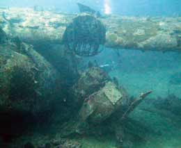 Catalina Wreck Dive, Tulagi, Solomon Islands