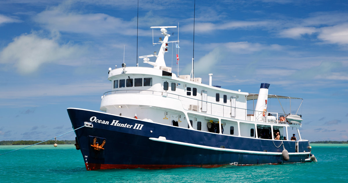 Ocean Hunter III luxury liveaboard in Palau