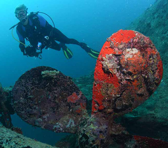 Best wreck diving in the South Pacific and South East Asia