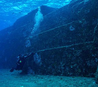 The Yonaguni Monument - an underwater mystery.